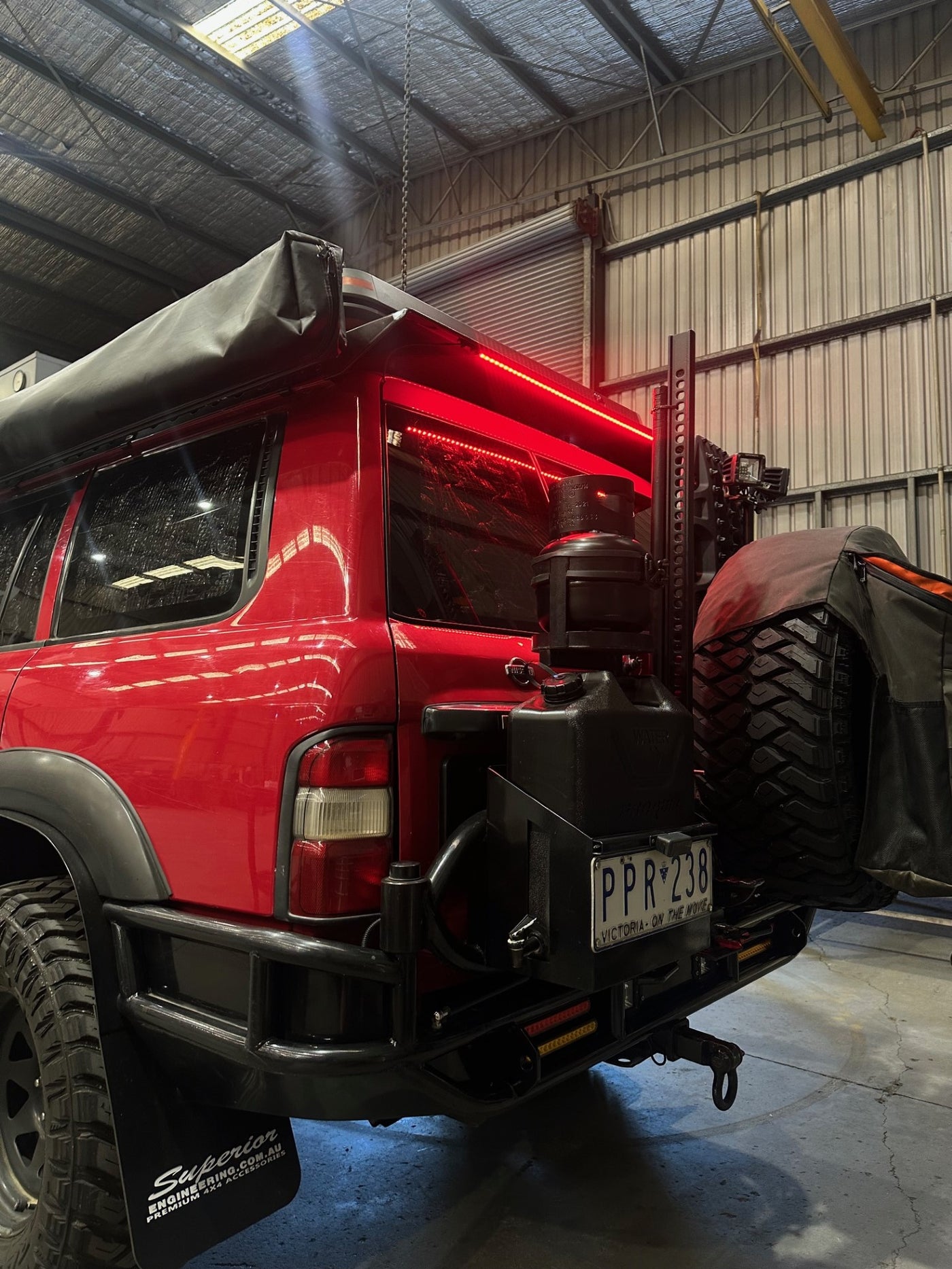 Nissan GU Patrol Rear Wing – Tier One Metalworks