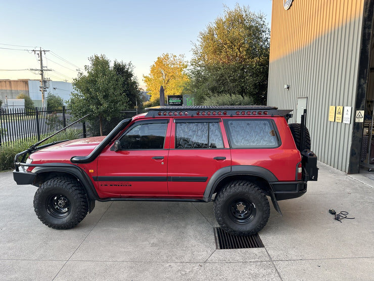 Nissan GU Patrol Roof Rails – Tier One Metalworks