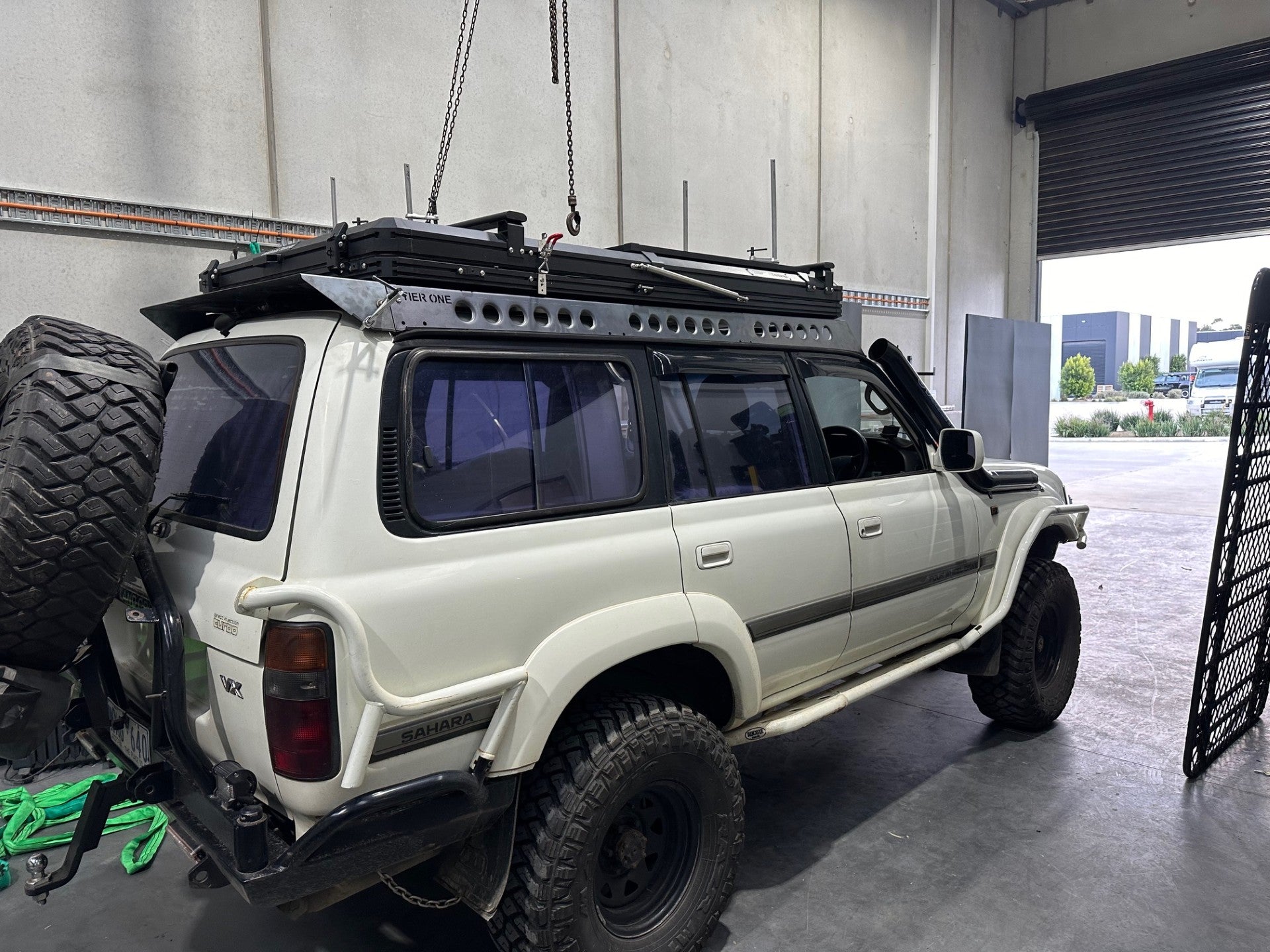 80 Series Landcruiser Rear Wing – Tier One Metalworks